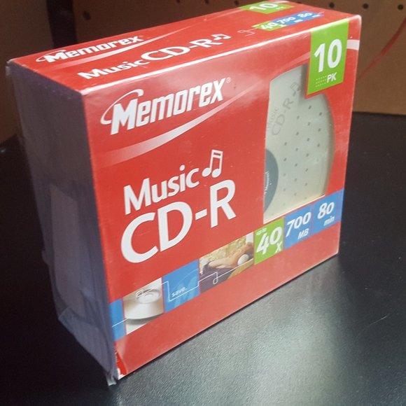 Memorex | Media | Music Cds Recordable Cdr New In Pkg Count | Poshmark